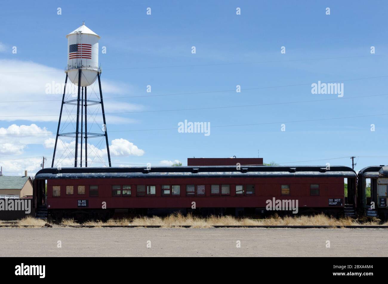 Old american car train hi-res stock photography and images - Alamy