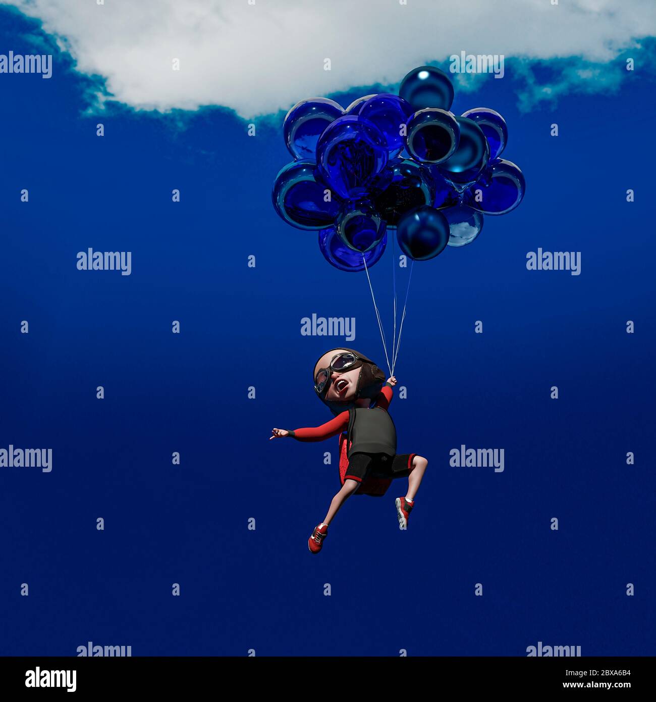 Animated Balloons Floating