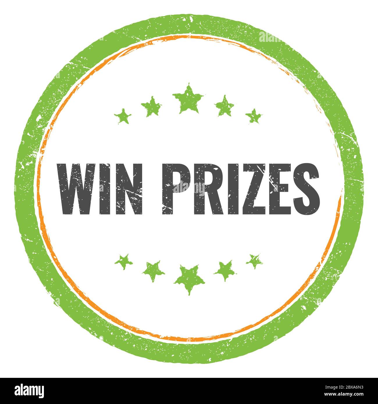 Win prizes stamp Cut Out Stock Images & Pictures - Alamy