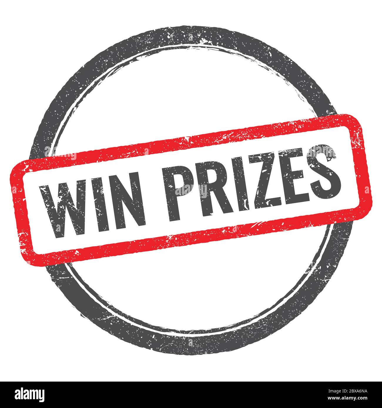 Win prizes stamp Cut Out Stock Images & Pictures - Alamy