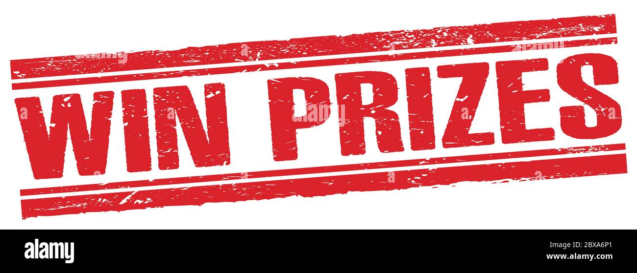 Win prizes stamp Cut Out Stock Images & Pictures - Alamy