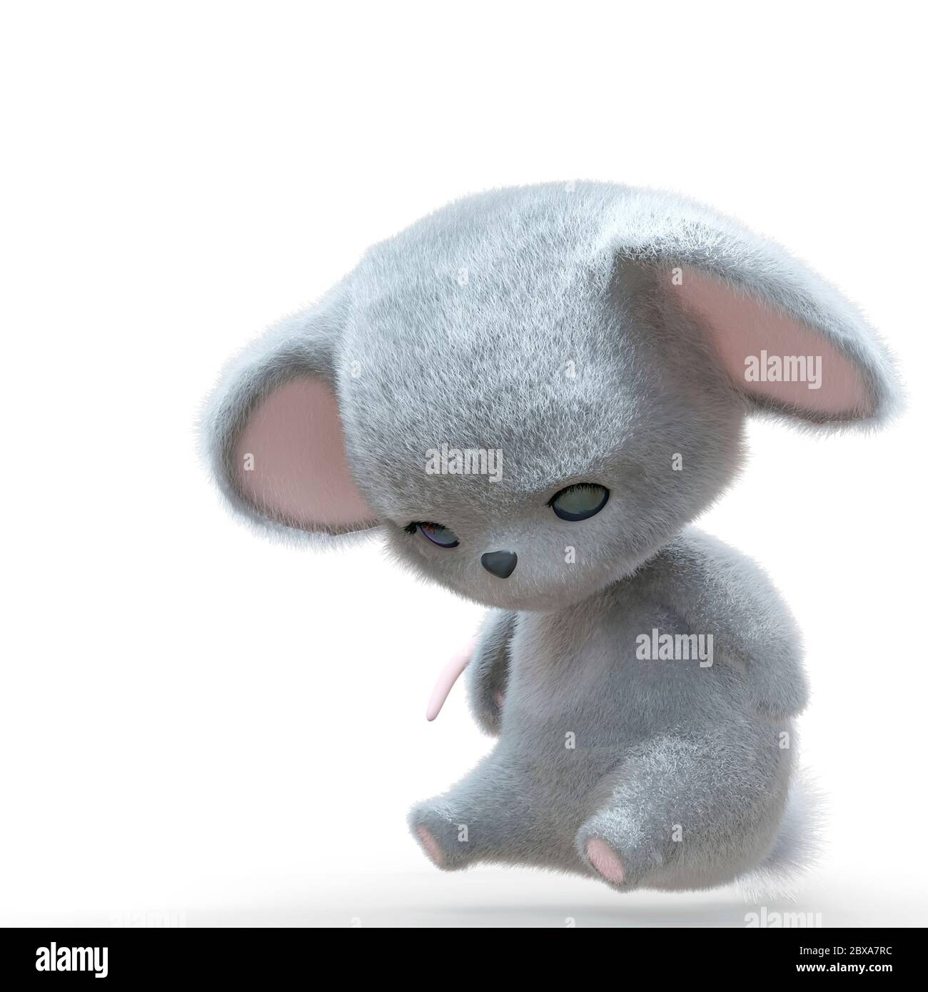 Cartoon illustration baby mouse sad hi-res stock photography and images ...