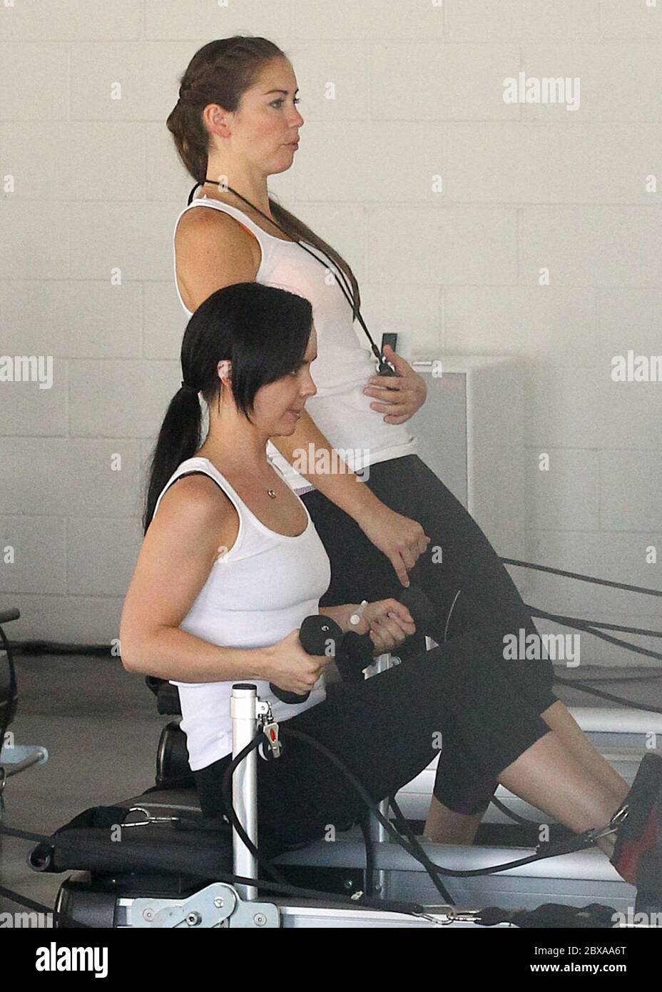 Christina Ricci spent two hours with a personal trainer at a pilates ...