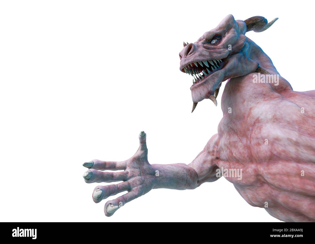dragon the nocturnal beast, 3d illustration Stock Photo - Alamy
