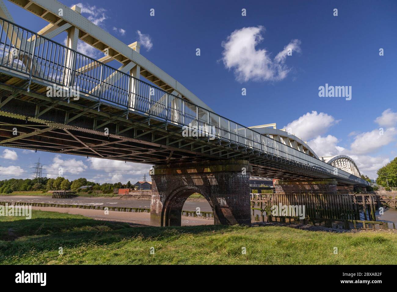 Hawarden Railway Bridge, Deeside, North Wales Stock Photo - Alamy