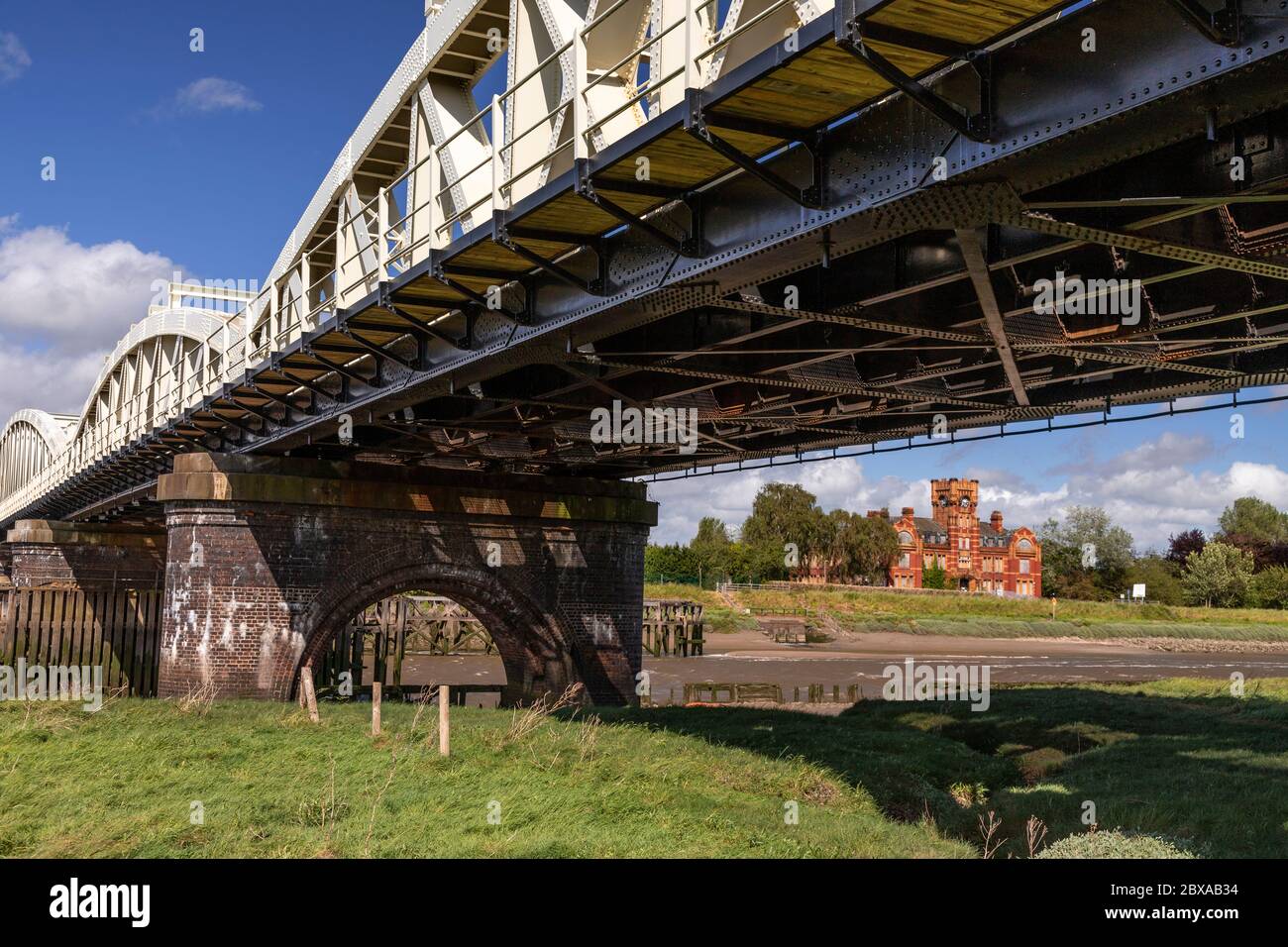 Hawarden Railway Bridge, Deeside, North Wales Stock Photo - Alamy