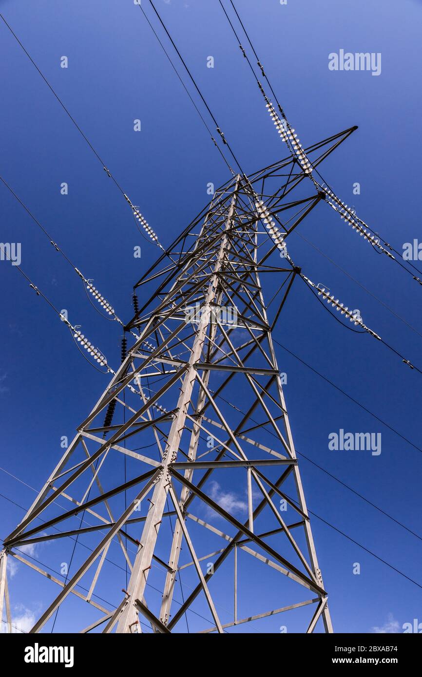 Wales pylon hi-res stock photography and images - Alamy