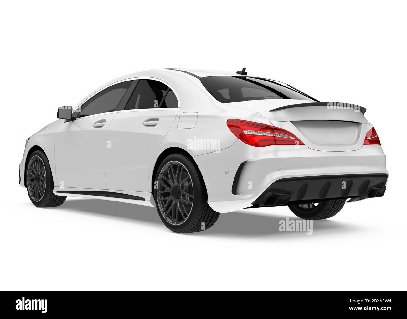 Sedan Car Isolated Stock Photo - Alamy