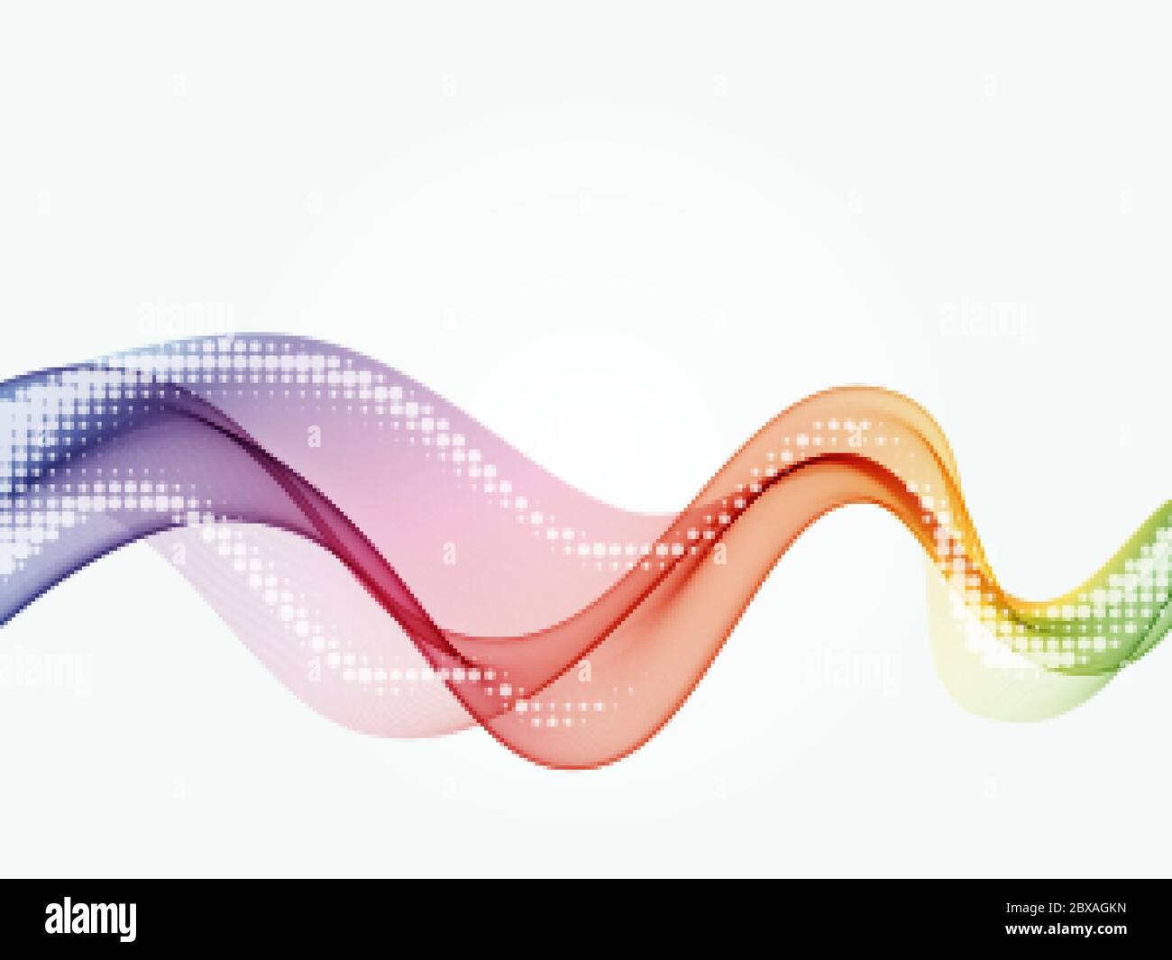 Vector abstract color curved lines background Template design Stock ...