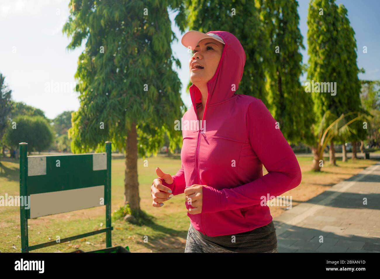 Attractive mature woman run hi-res stock photography and images - Alamy