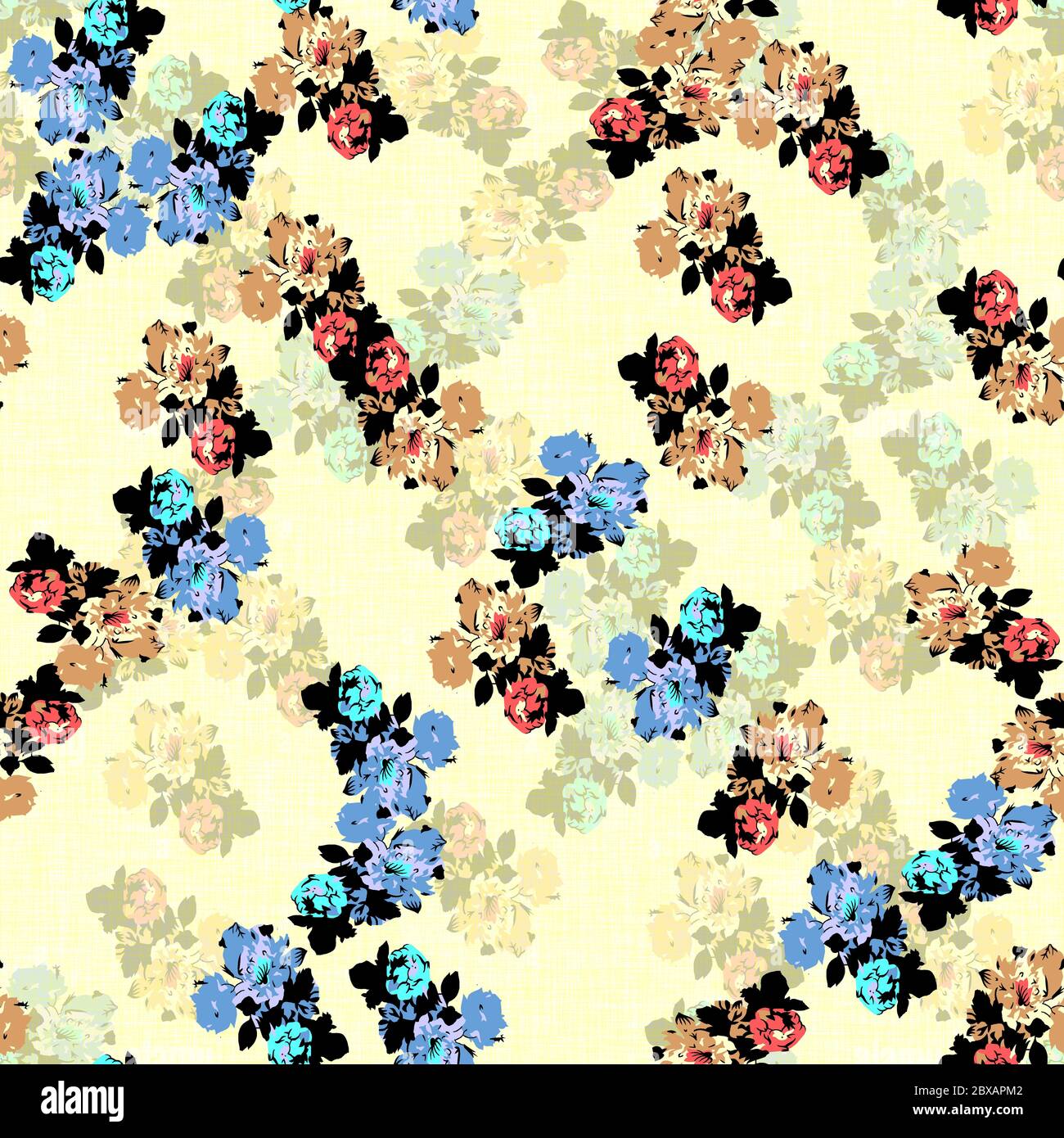 flotal pattern for prints and production Stock Photo - Alamy