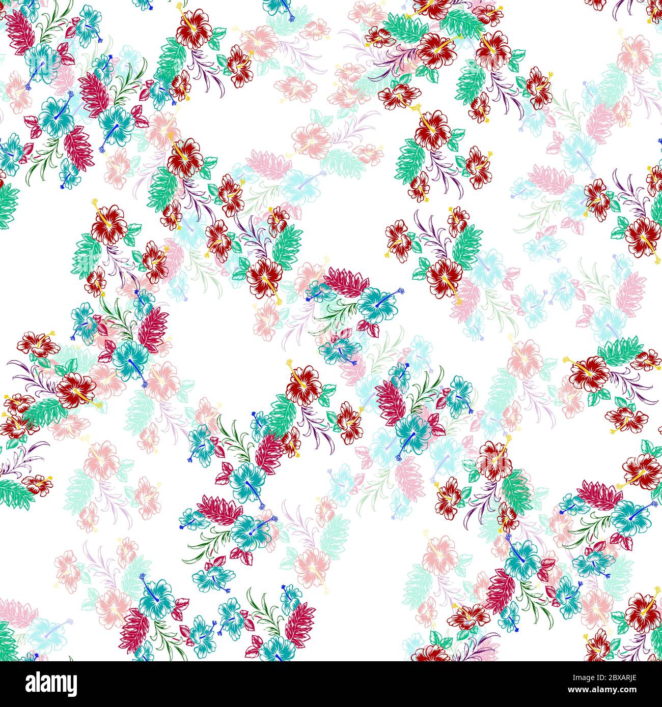 flotal pattern for prints and production Stock Photo - Alamy