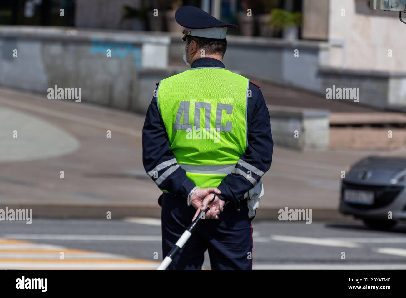 Russian traffic police work hi-res stock photography and images - Alamy