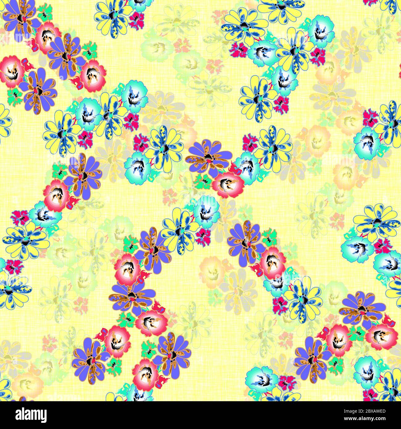 flotal pattern for prints and production Stock Photo - Alamy