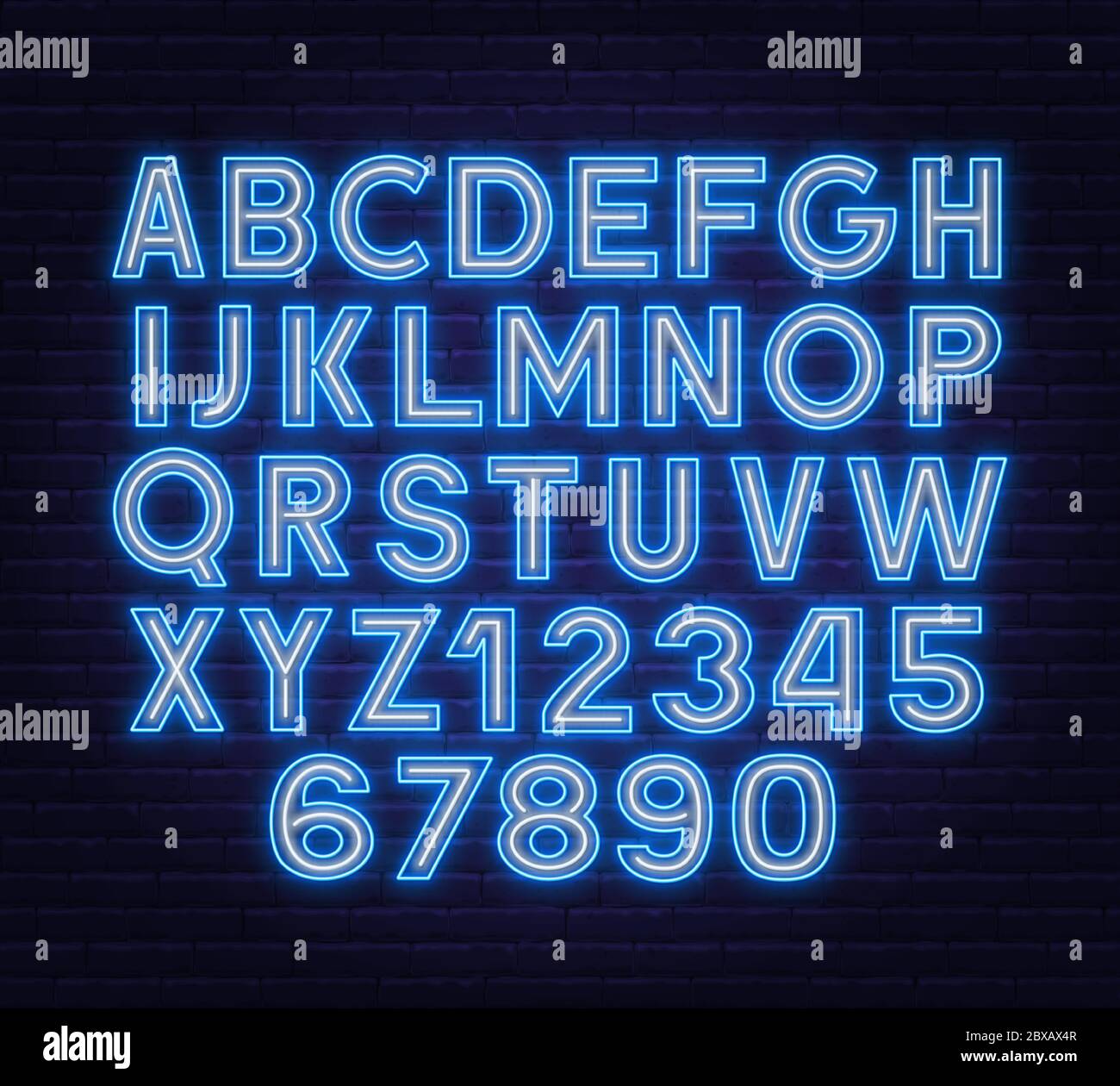 Two tone font Stock Vector Images - Alamy