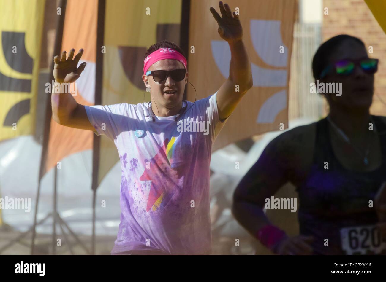 Images from the Color Run, in Seattle Washington, USA Stock Photo - Alamy