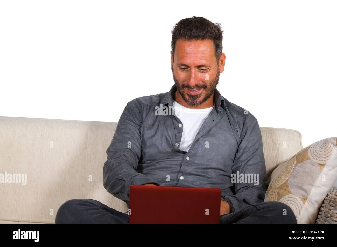 natural lifestyle portrait of young handsome and successful self ... natural lifestyle portrait of young handsome and successful self ...