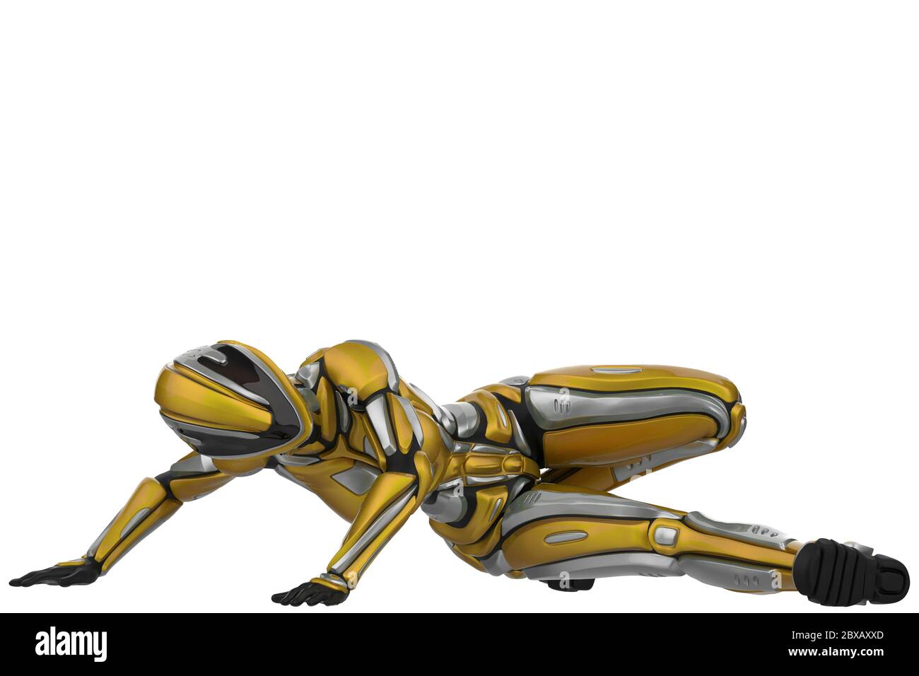 ranger of galaxi female, 3d illustration Stock Photo - Alamy