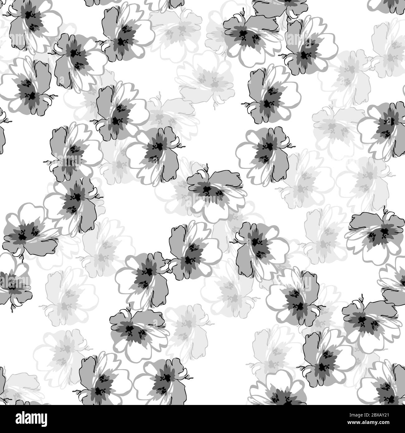 Romantic spring japan Black and White Stock Photos & Images - Alamy