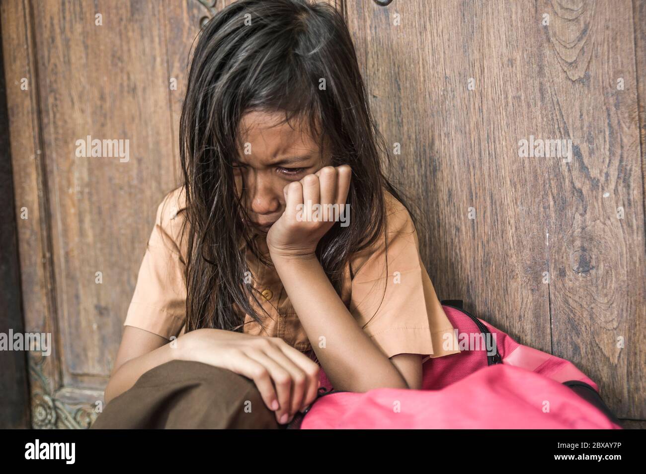 Schoolgirl Crying High Resolution Stock Photography and Images - Alamy