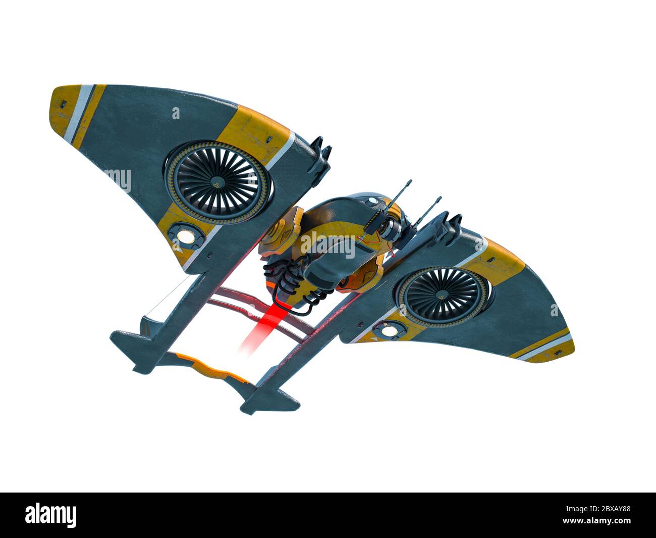 aircraft bottom view , 3d illustration Stock Photo - Alamy