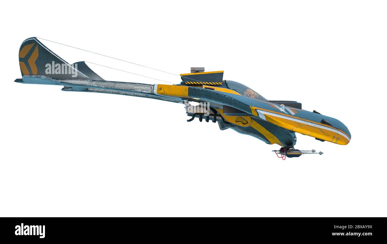 aircraft side view, 3d illustration Stock Photo - Alamy