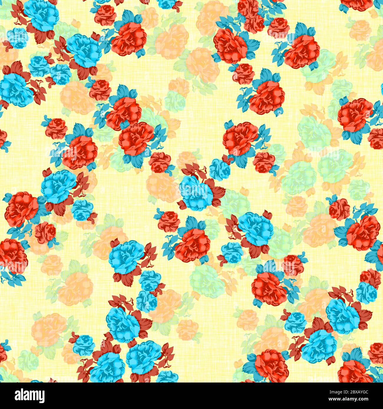 flotal pattern for prints and production Stock Photo - Alamy