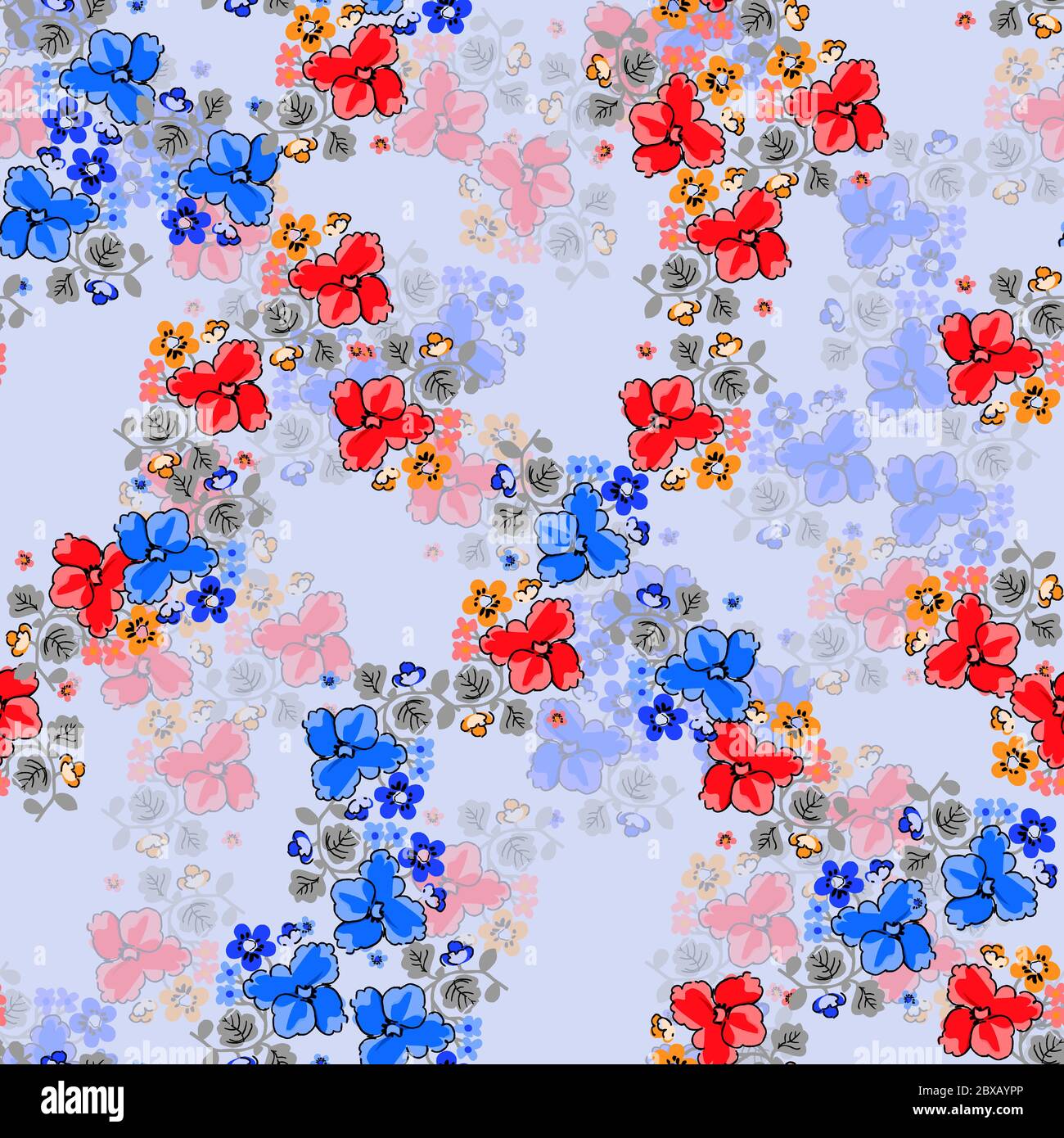 flotal pattern for prints and production Stock Photo - Alamy