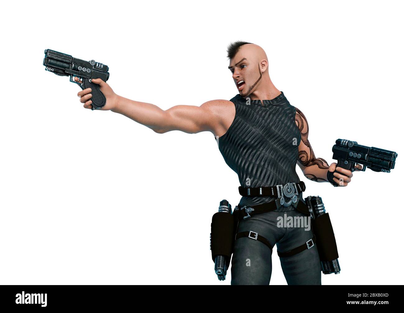 spy cartoon in action two, 3d illustration Stock Photo - Alamy