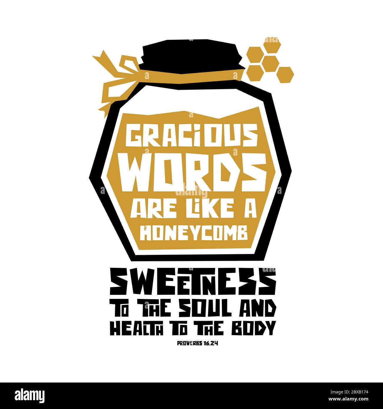 Christian typography, lettering and biblical illustration. Gracious ...