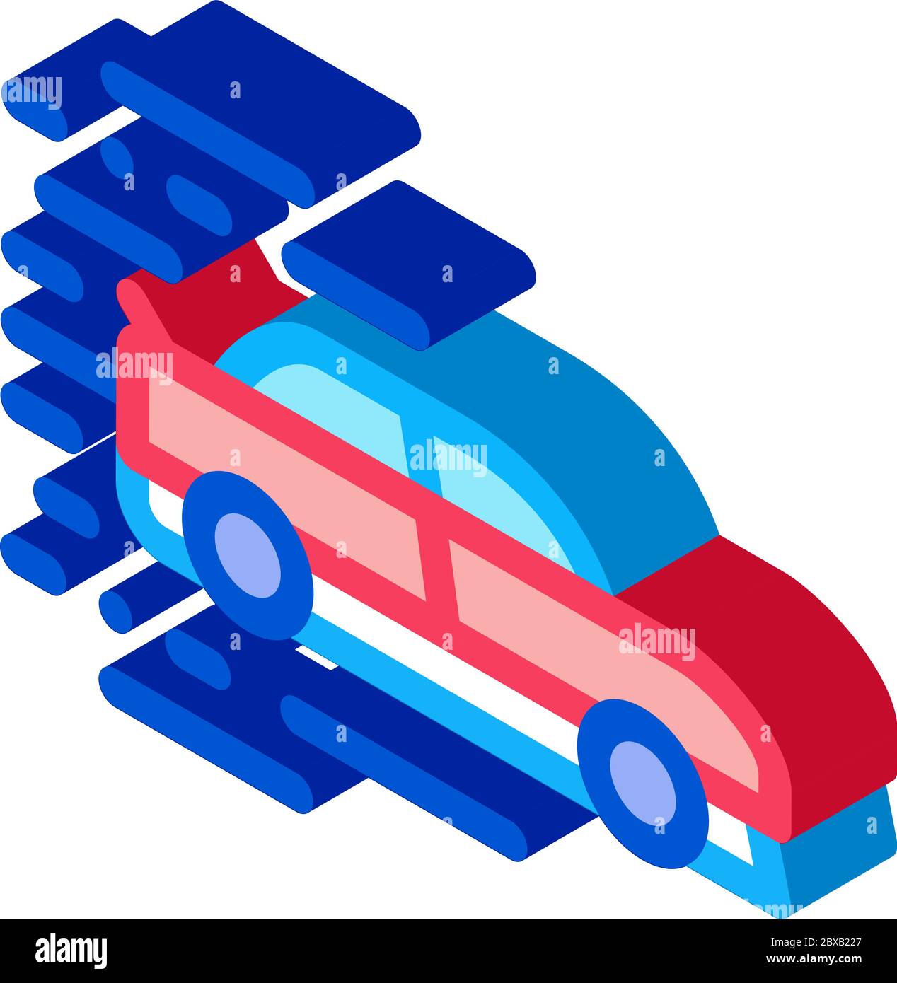 Car High Speed isometric icon vector illustration Stock Vector Image ...