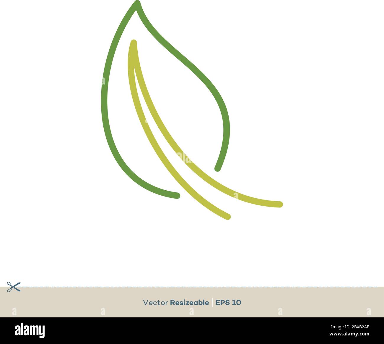Green Leaves Vector Logo Template Illustration Design. Vector EPS 10 ...
