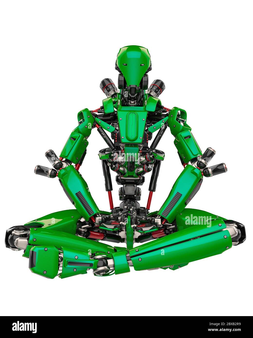 mega blue robot super drone in a white background. This super robot ...