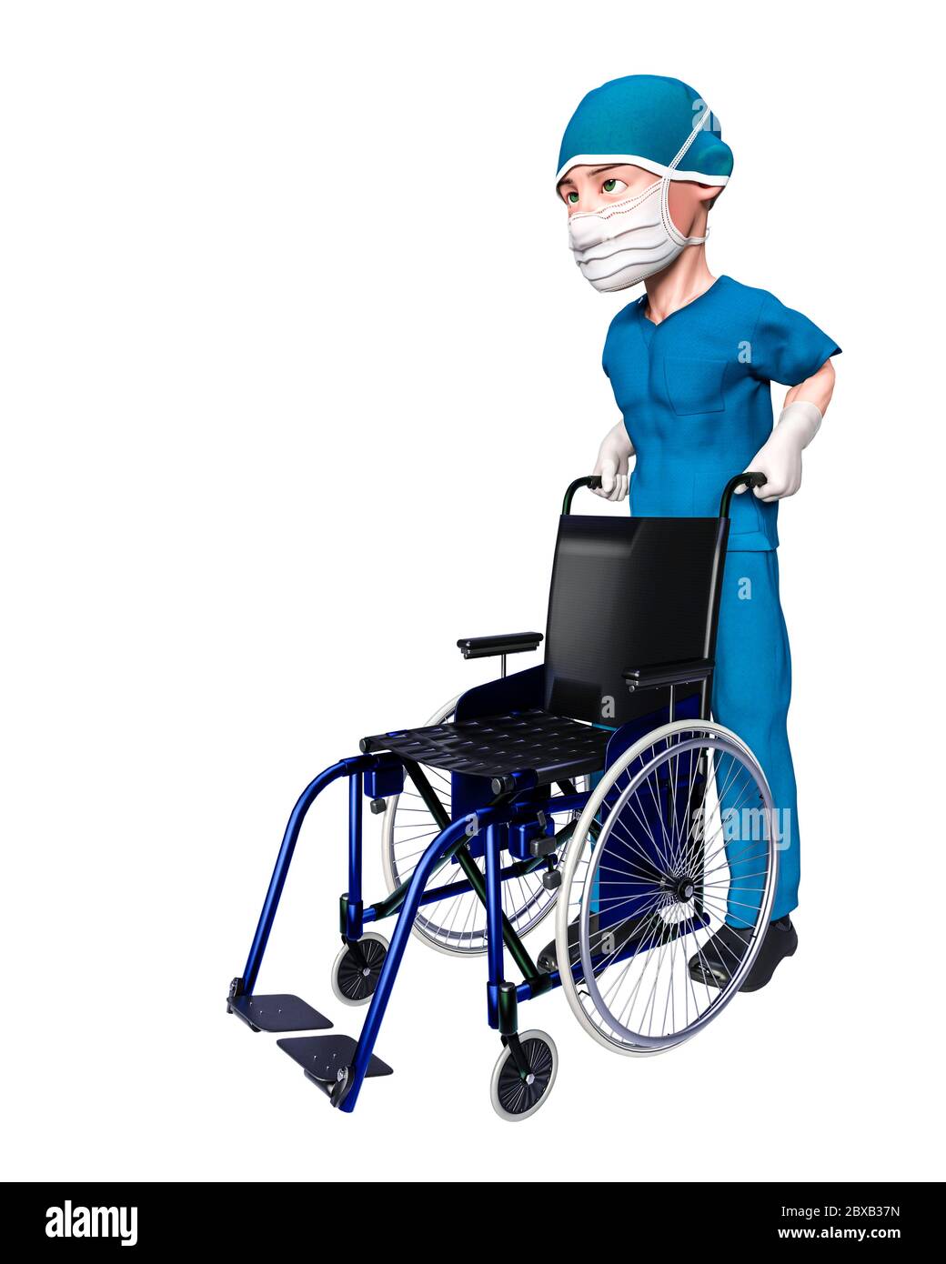 this funny doctor cartoon will put some fun in yours creations Stock ...