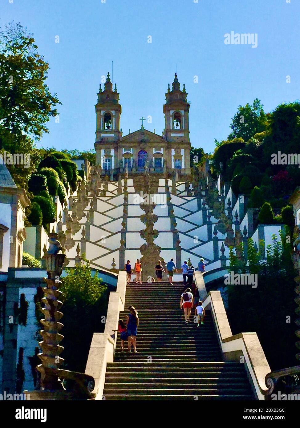 Sanctuary of Our Lady of Sameiro, Braga, Portugal Stock Photo - Alamy