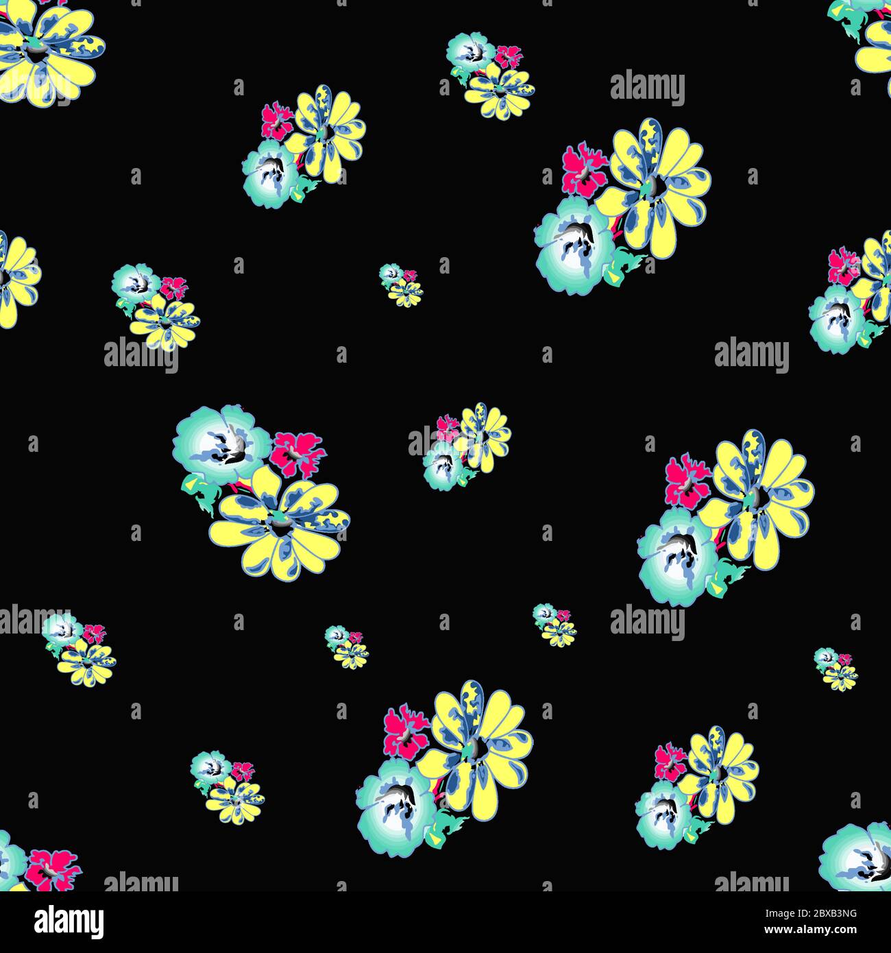 flotal pattern for prints and production Stock Photo - Alamy