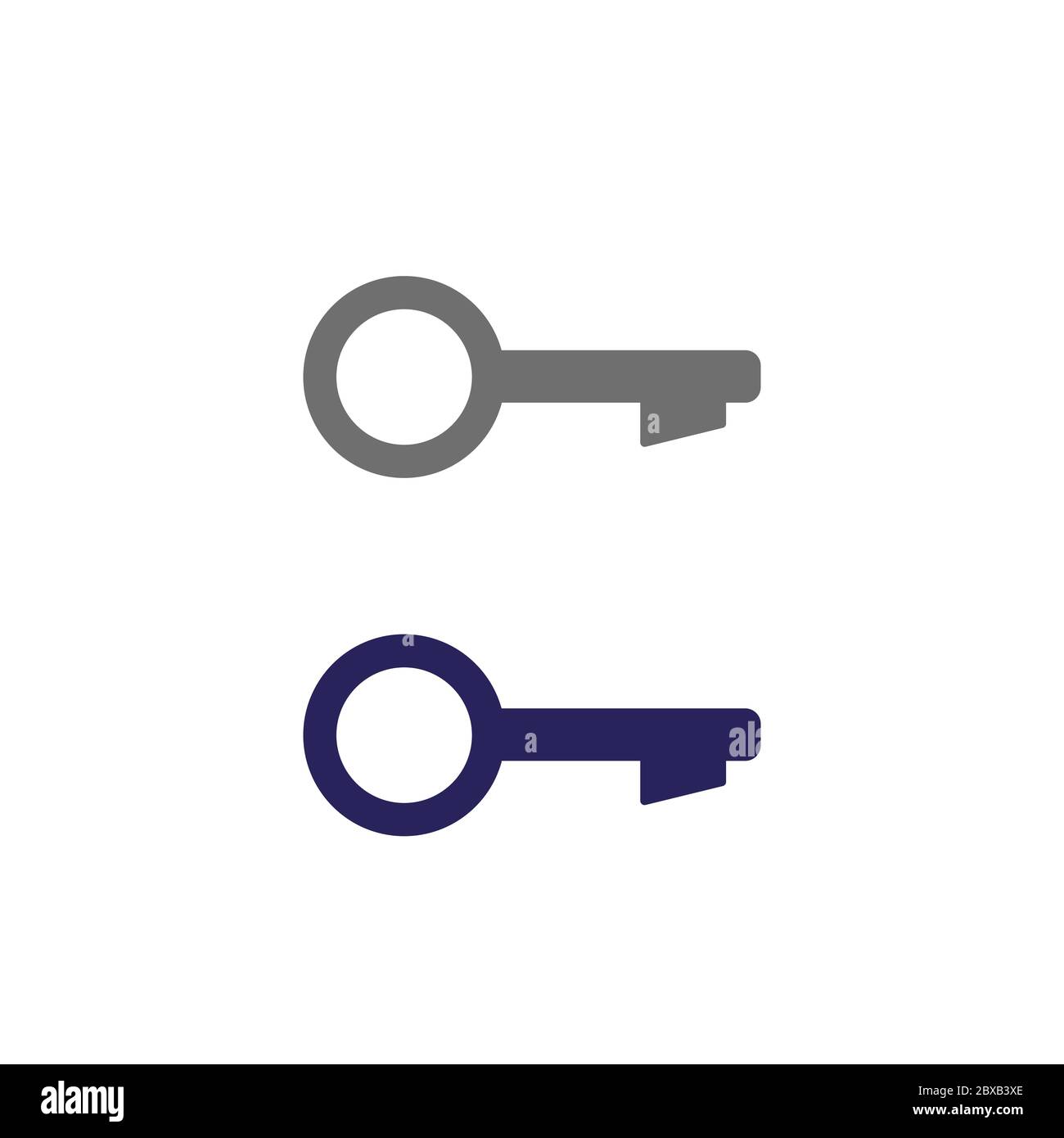 Key icon in trendy flat style isolated on background. Key icon page ...