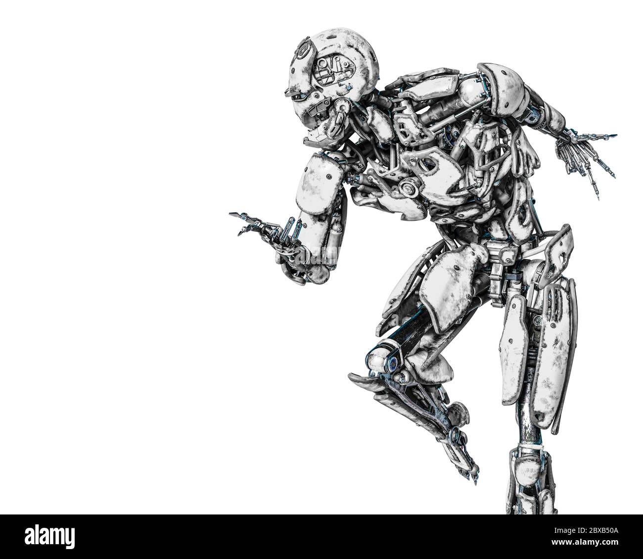 this cyber robot. This guy will put some fun in yours creations Stock ...