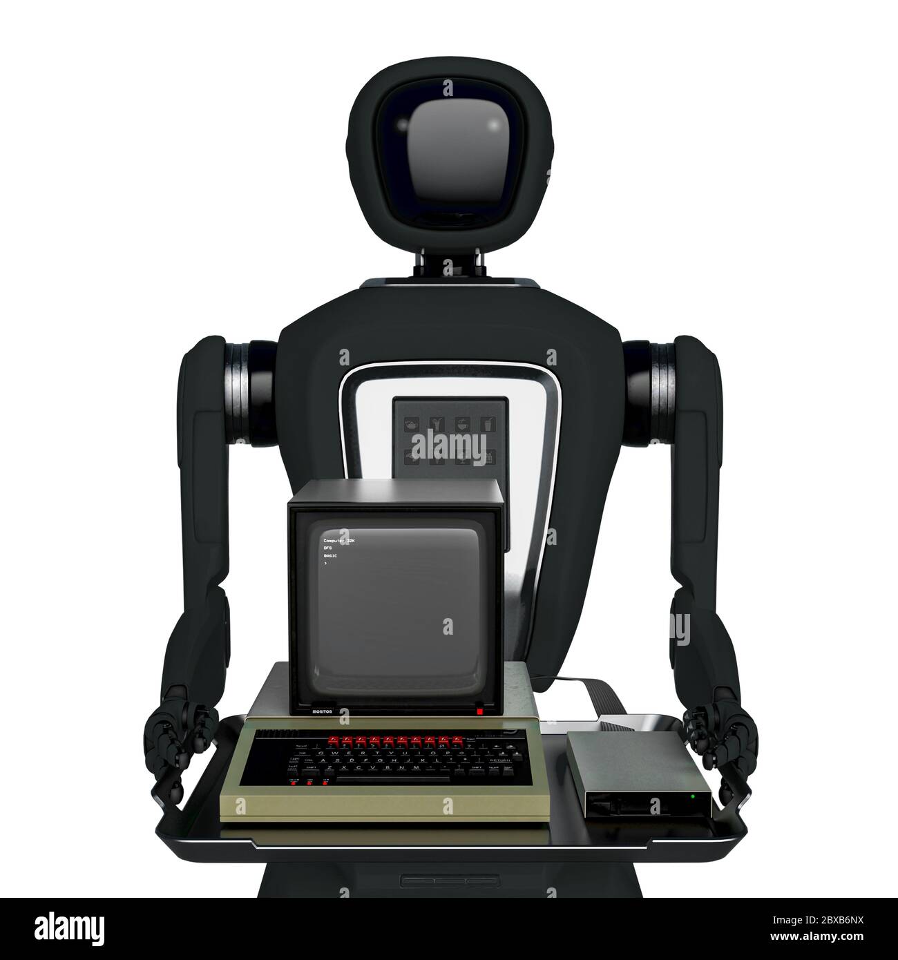 Retro robot servant hi-res stock photography and images - Alamy