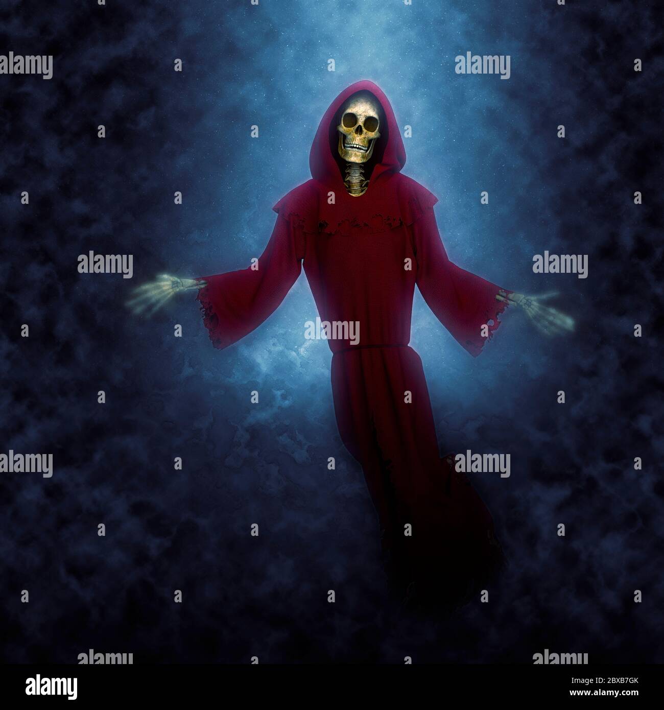 angel of death, 3d illustration Stock Photo - Alamy