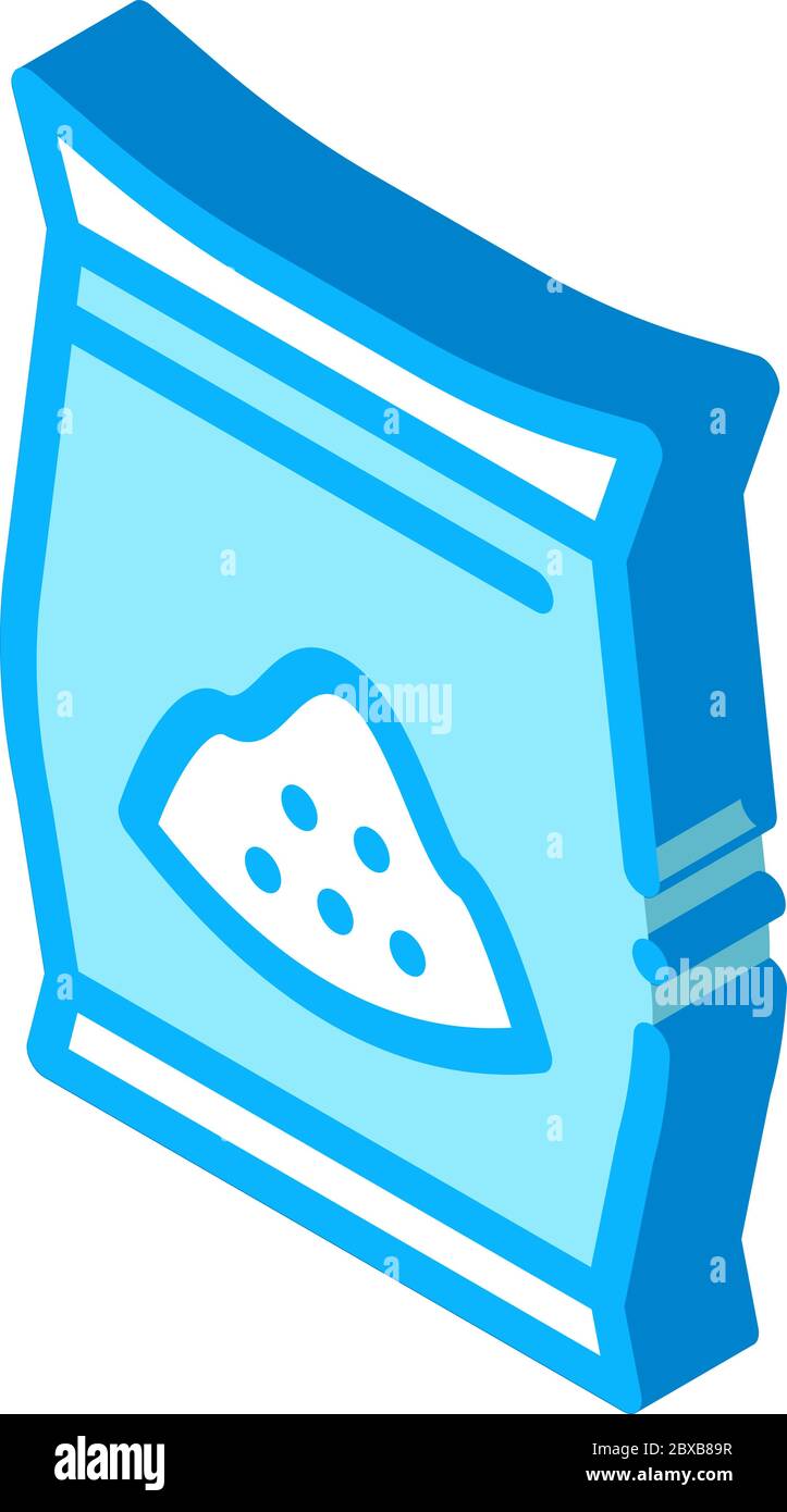Sugar Package isometric icon vector illustration Stock Vector Image ...