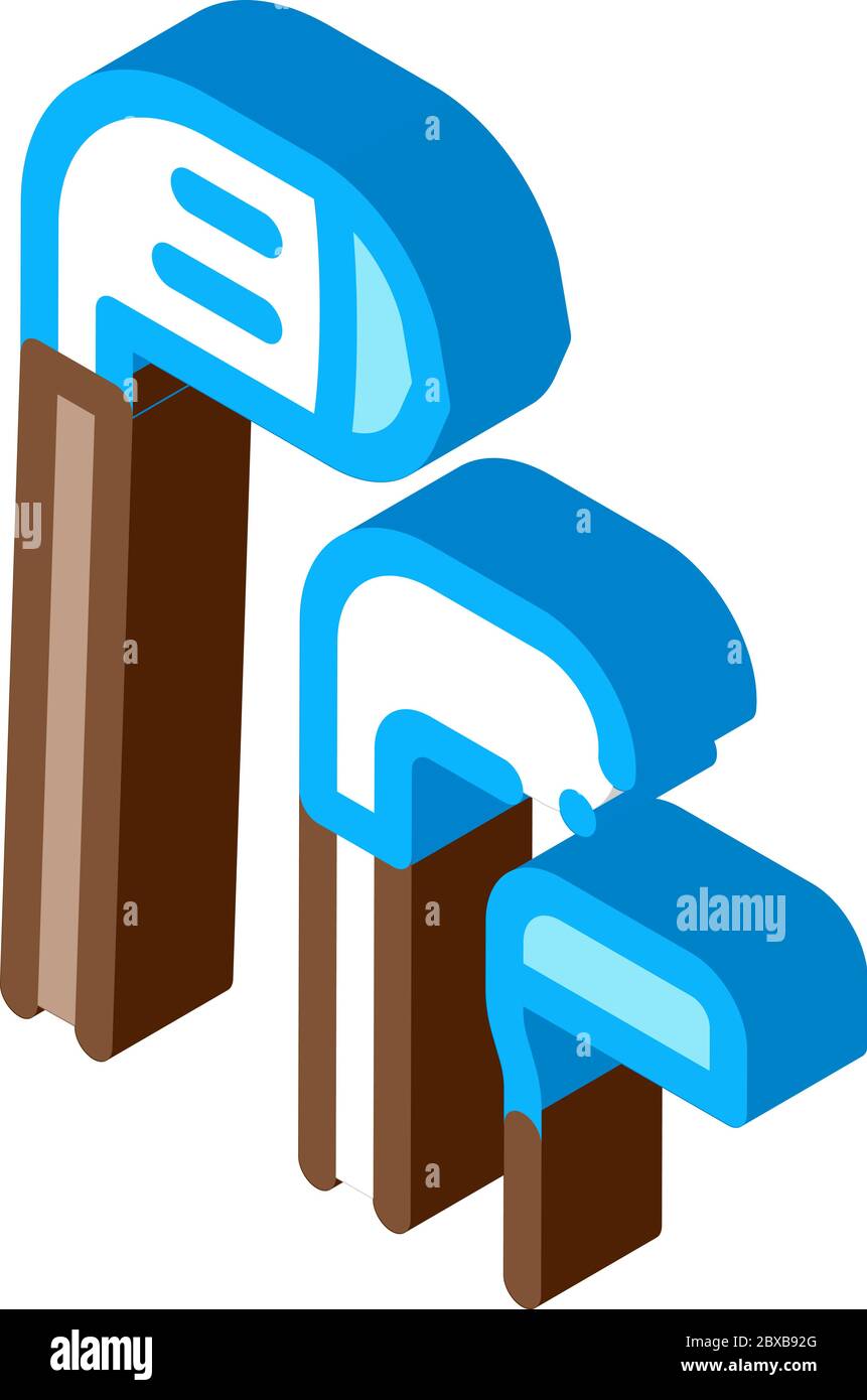 Golf Putters isometric icon vector illustration Stock Vector Image ...