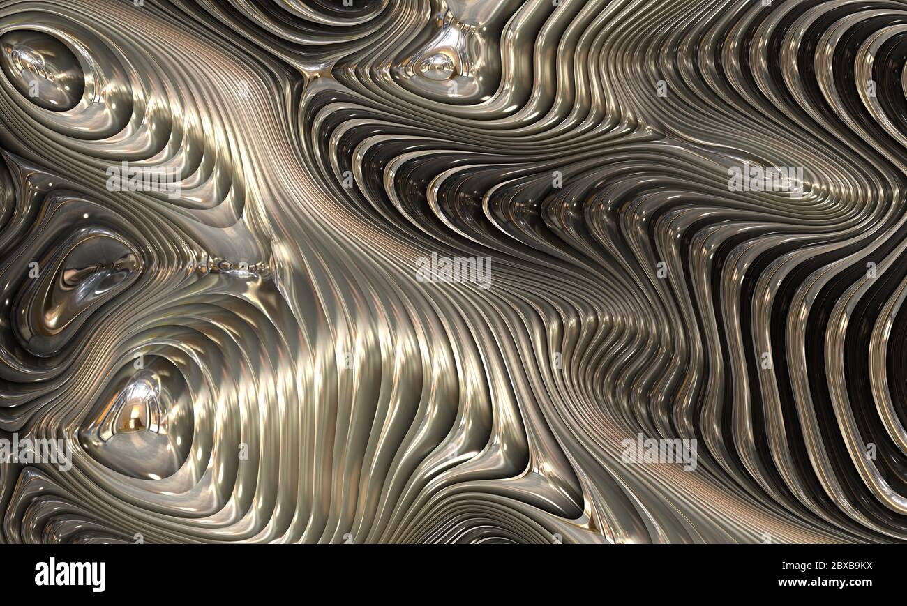 futuristic scifi metal art Stock Photo - Alamy