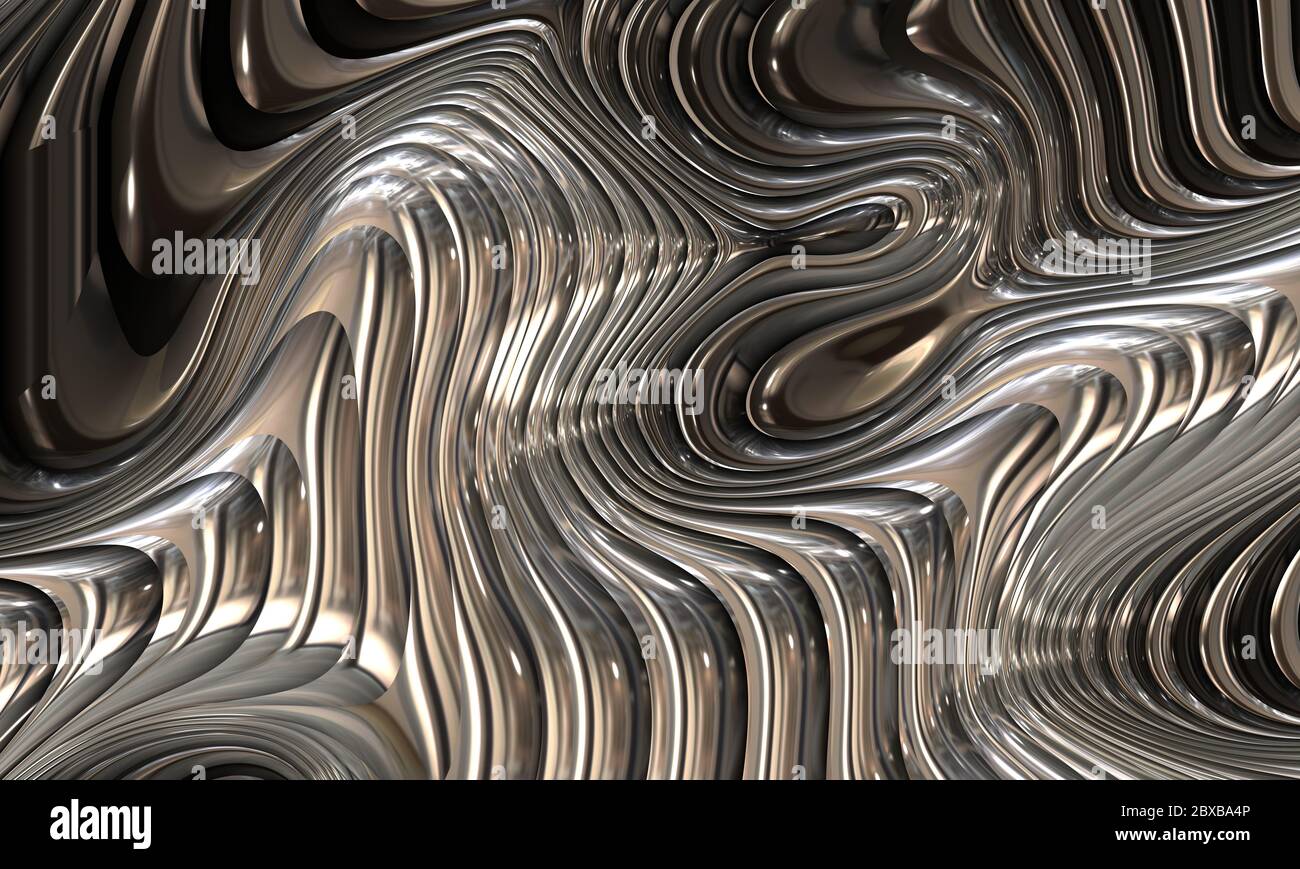 futuristic scifi metal art Stock Photo - Alamy