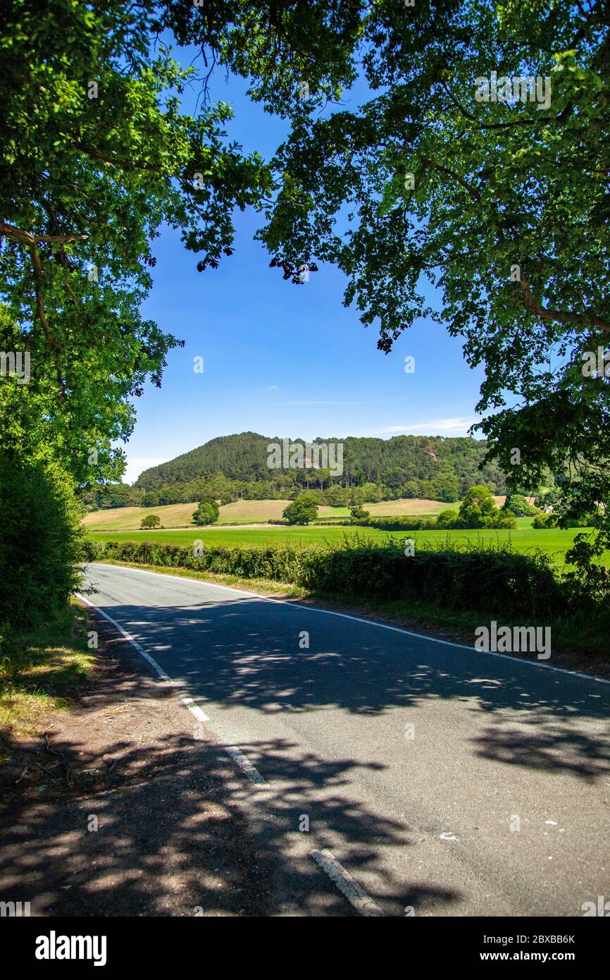 View of Raw head the highest point on the long distance Sandstone trail ...