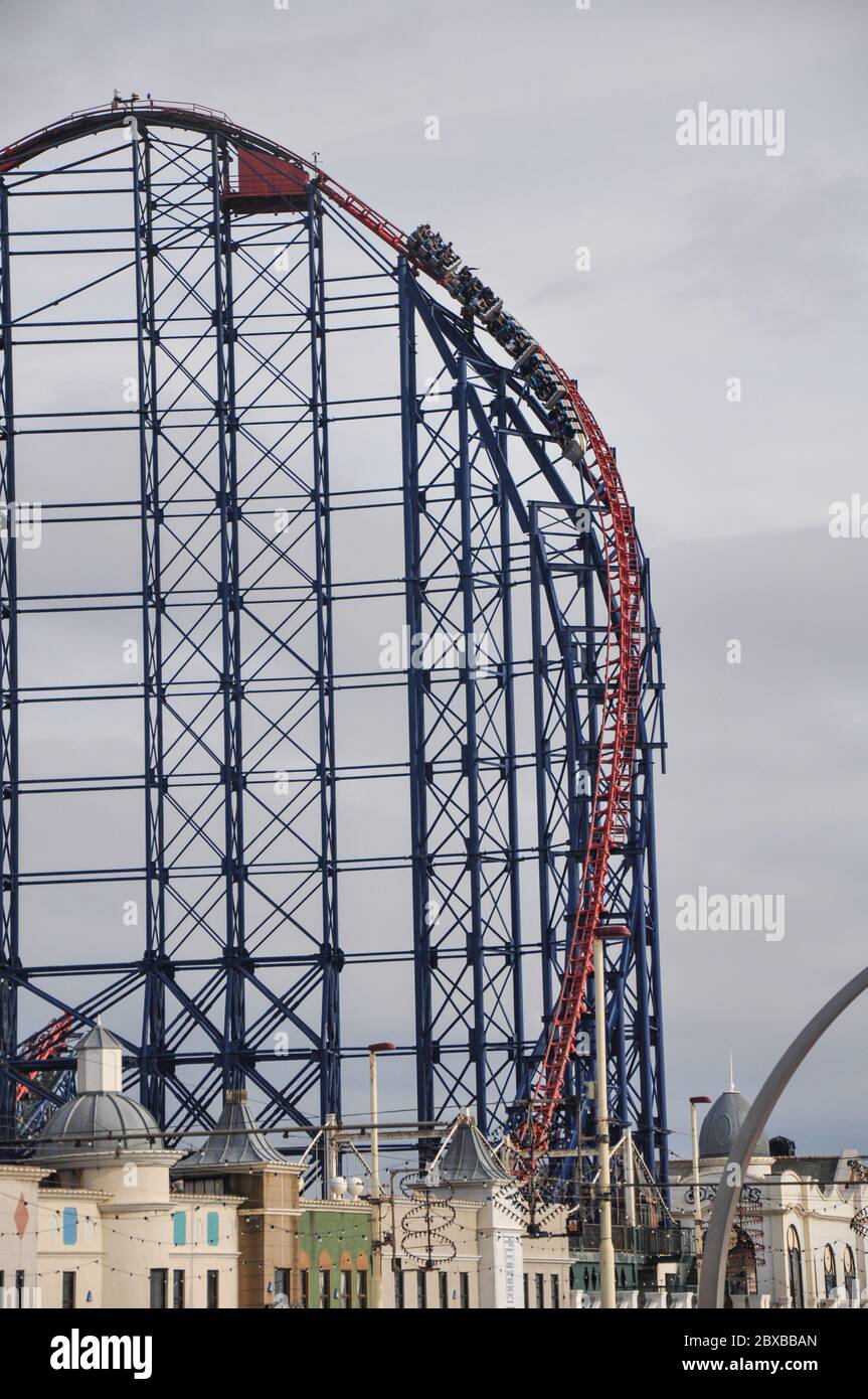Blackpool pleasure beach red arrows hi-res stock photography and images ...