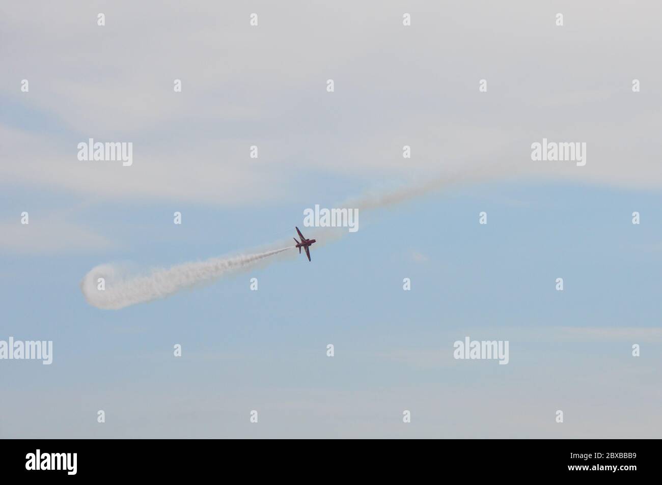 The Red Arrows aerial display over Blackpool Stock Photo - Alamy