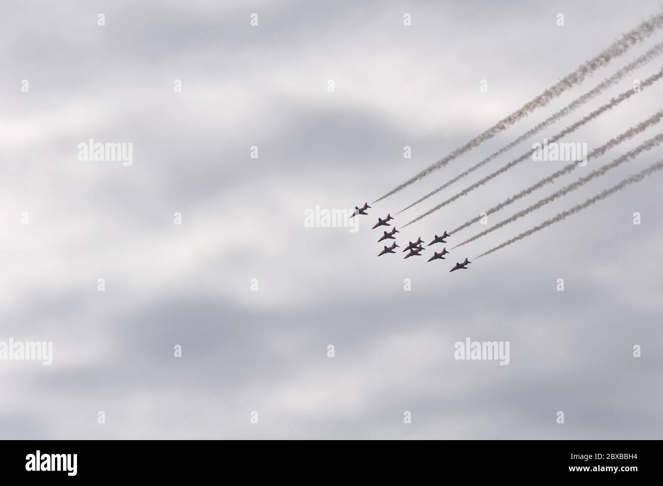 Red arrows over blackpool tower hi-res stock photography and images - Alamy