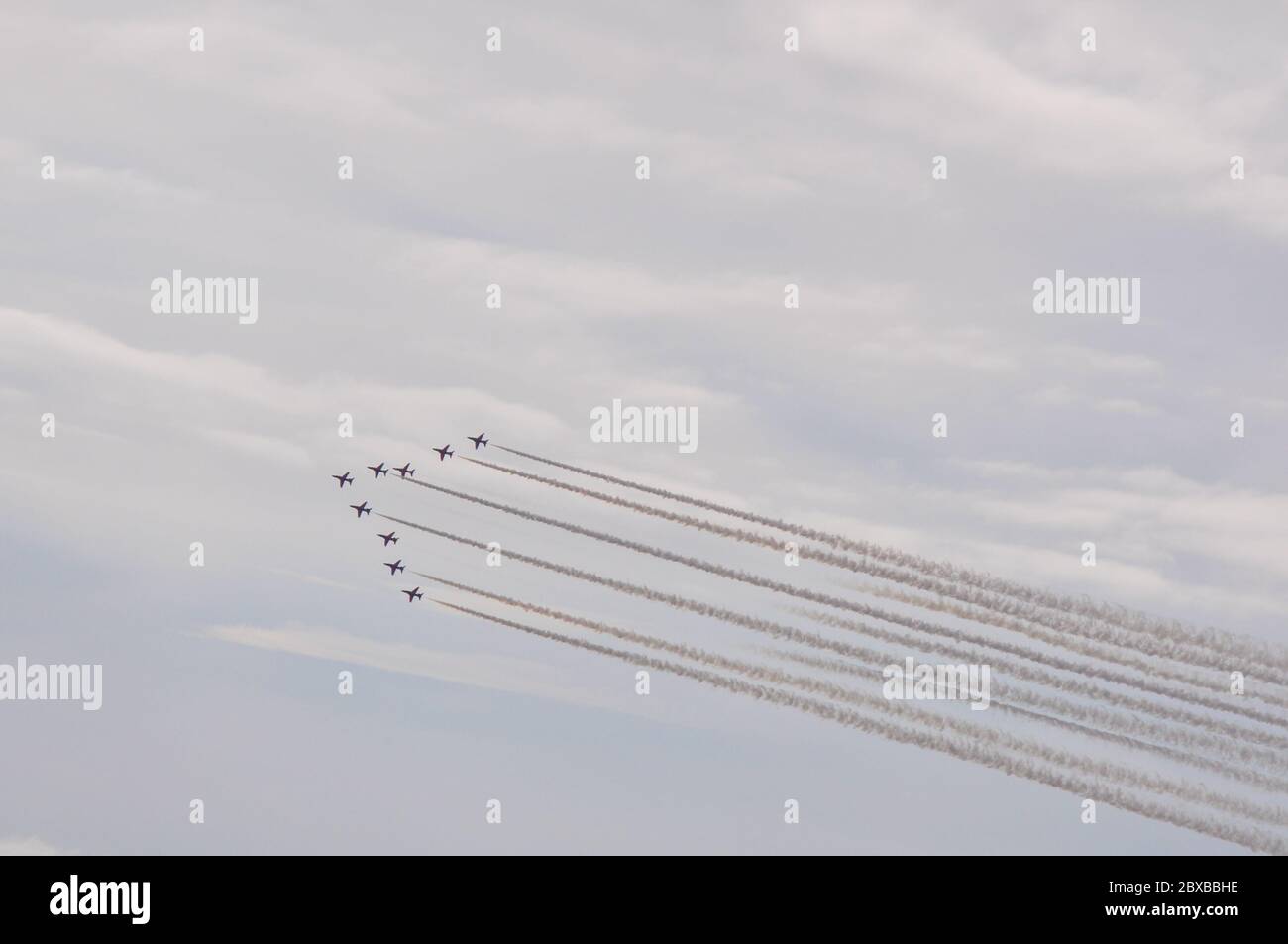 Red arrows over blackpool tower hi-res stock photography and images - Alamy