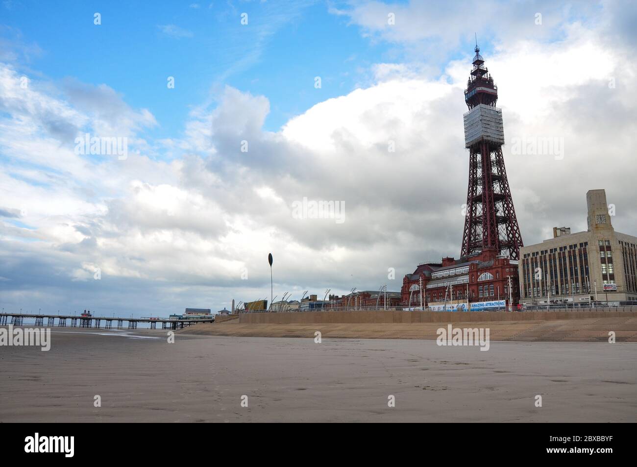 Blackpool seafront, England Stock Photo - Alamy